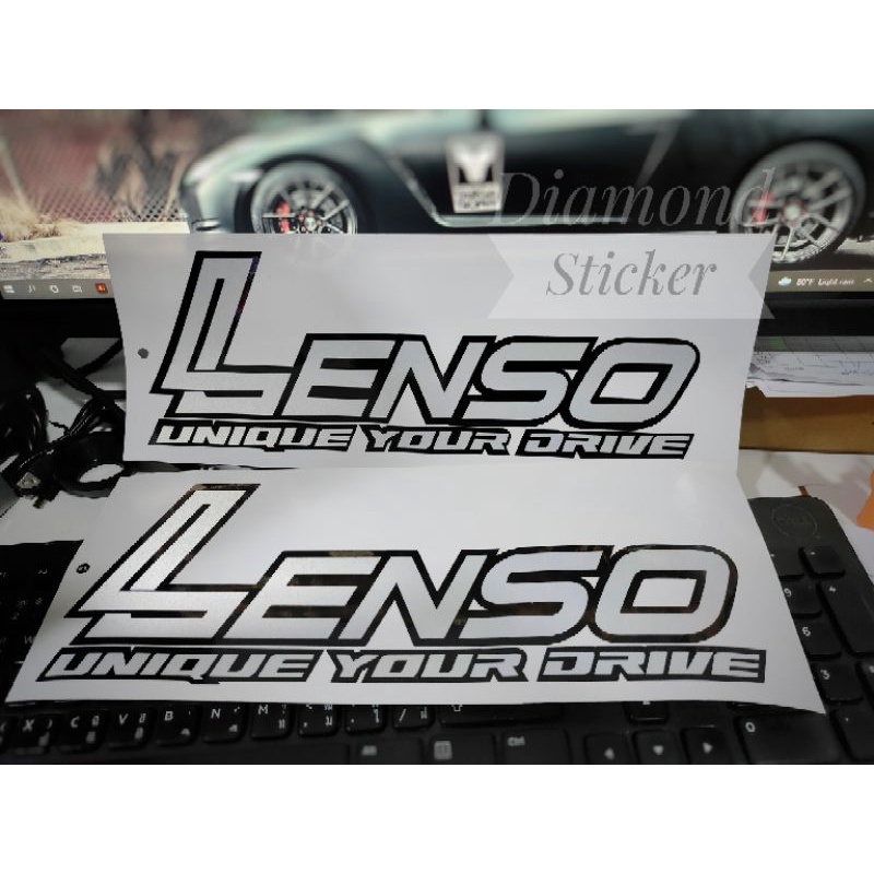 สติ๊กเกอร์เลนโซ่LENSO Sticker /สะท้อนเเสง | Shopee Thailand