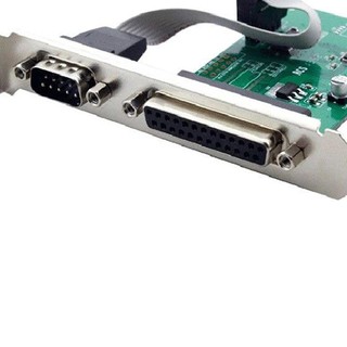RS232 RS-232 Serial Port COM & DB25เครื่องพิมพ์พอร์ตขนานLPT To PCI-E PCI Express Adapter ...