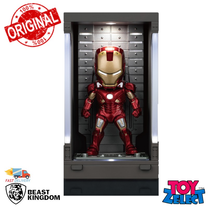 Beast Kingdom (MEA015) - Iron Man MK7 with Hall of Armor: Iron Man 3 ...