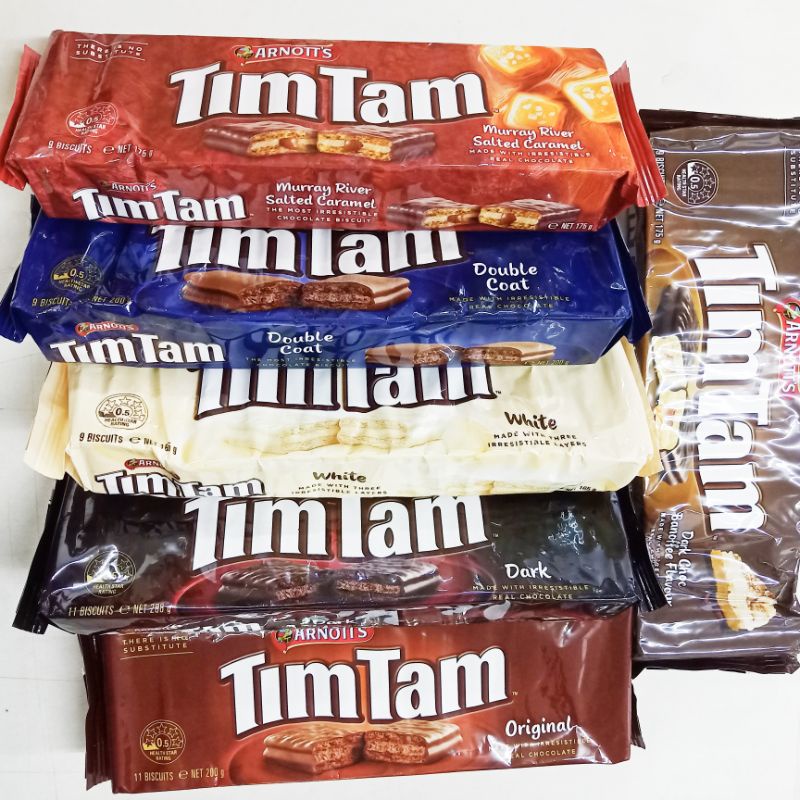 Timtam Arnott's ทิมแทม อาร์นอตส์ ขนม ช็อคโกแลต บิสกิต Chocolate ...