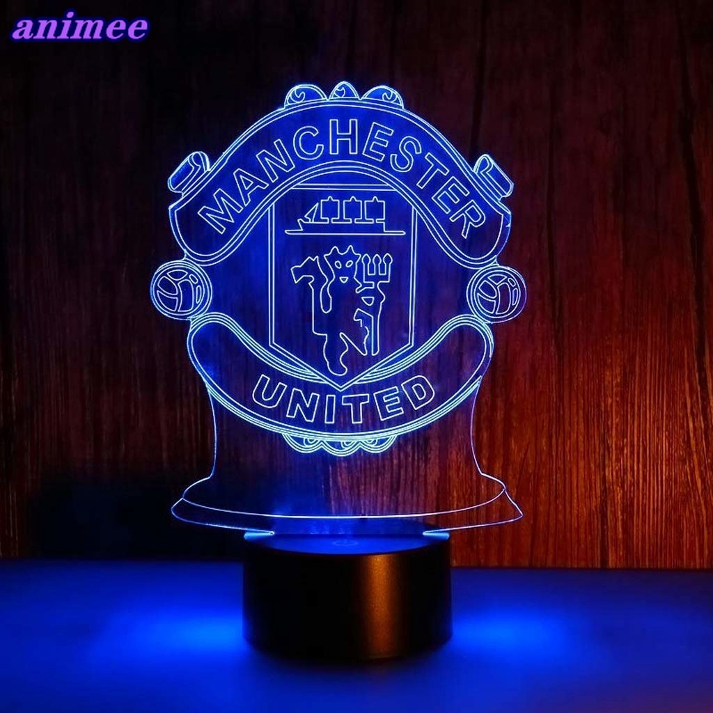 Manchester United 7 สีเปลี่ยนโคมไฟกลางคืน Premier League Team Creative ...