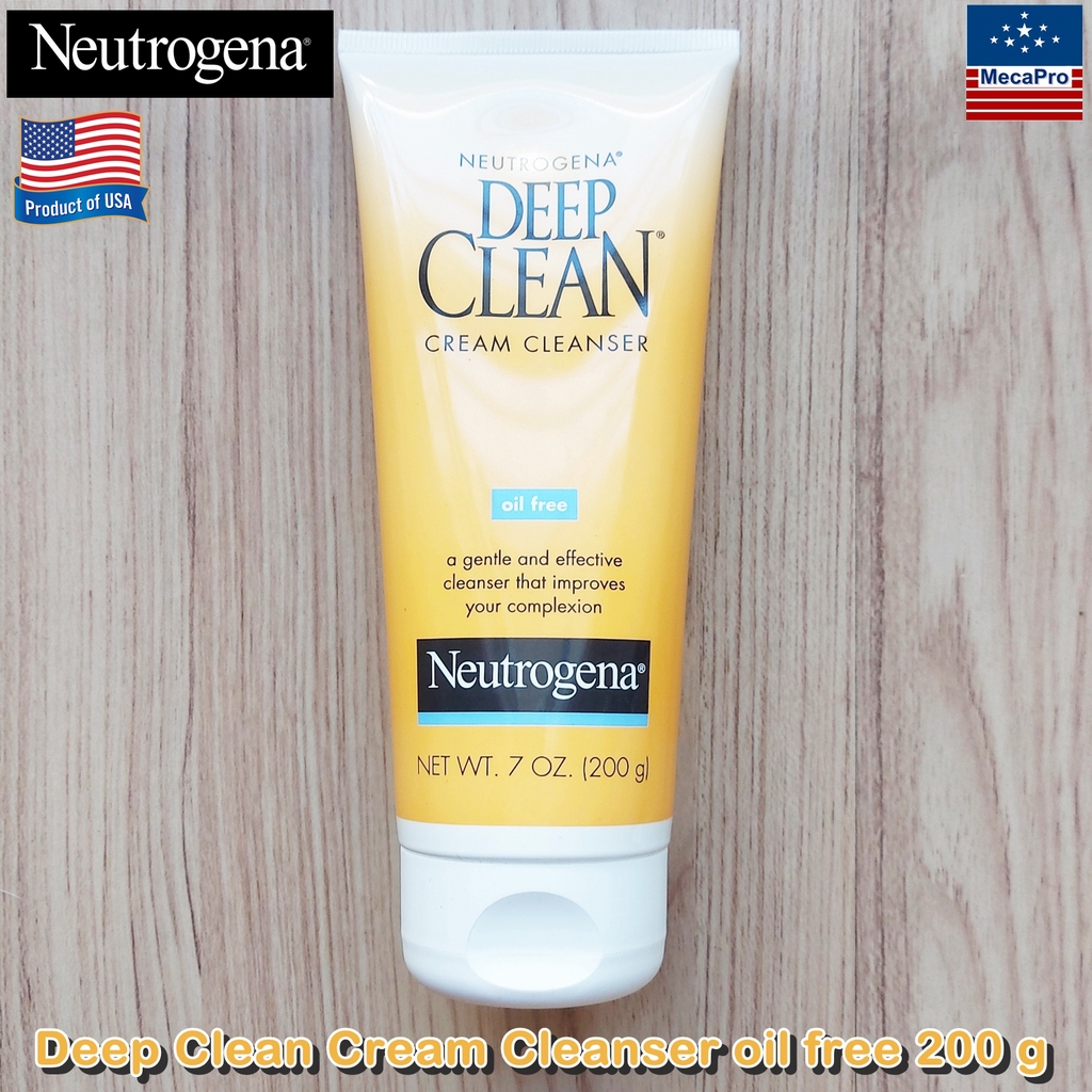 Neutrogena® Deep Clean® Cream Cleanser 200g นูโทรจีนา ดีพ คลีน ครีม คลี ...