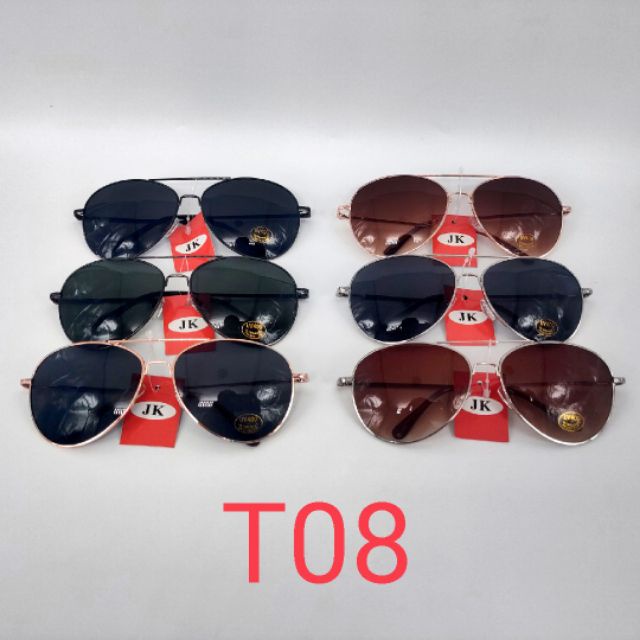 JK แว่นตากันแดด รุ่น T08 กันแสง UV มีหลายสี น้ำหนักเบา พกพาง่าย ทรงเท่ | Shopee Thailand