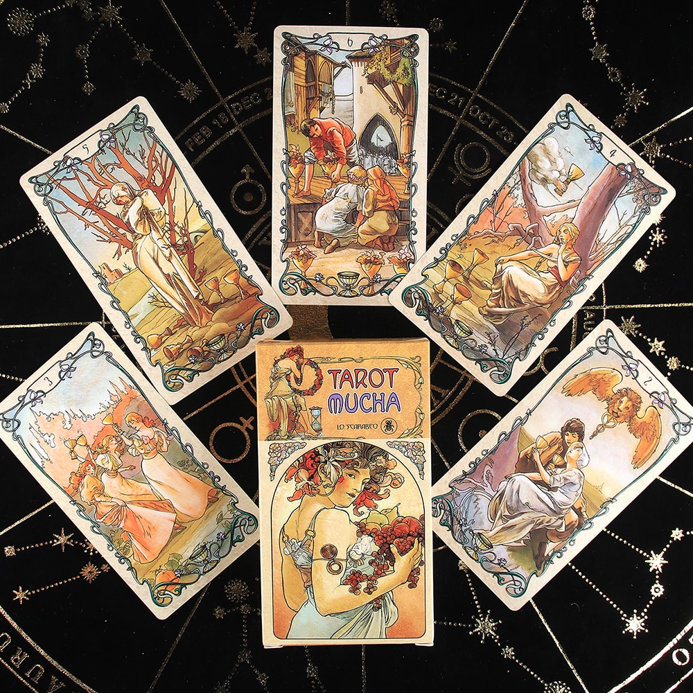 [Pre-Order] ไพ่ยิปซี Tarot Mucha | Shopee Thailand