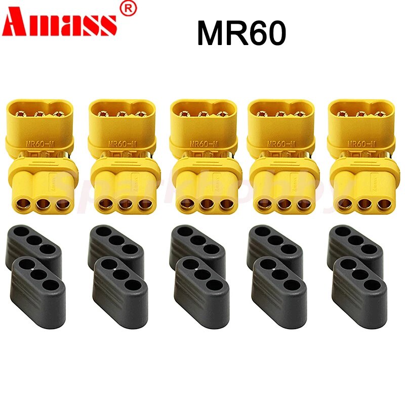 ปลั๊กเชื่อมต่อ Amass XT90S XT90 XT60 XT60H XT30 MR30 MR60 MT30 MT60 XT60I XT60W XT60PW XT30PW T ...