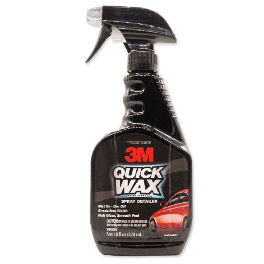 3M น้ำยาเพิ่มความเงางามสีรถขั้นเทพ QUICK WAX (รหัส PN39034) 16OZ ...