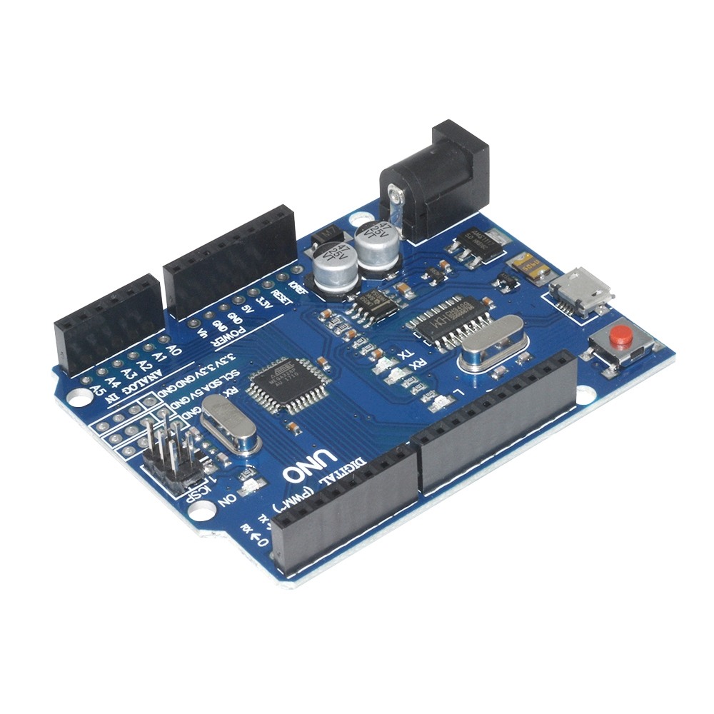 DIYMORE รุ่นล่าสุดของ for arduino R3 ATMEGA328P-16AU CH340G ไมโคร USB ...