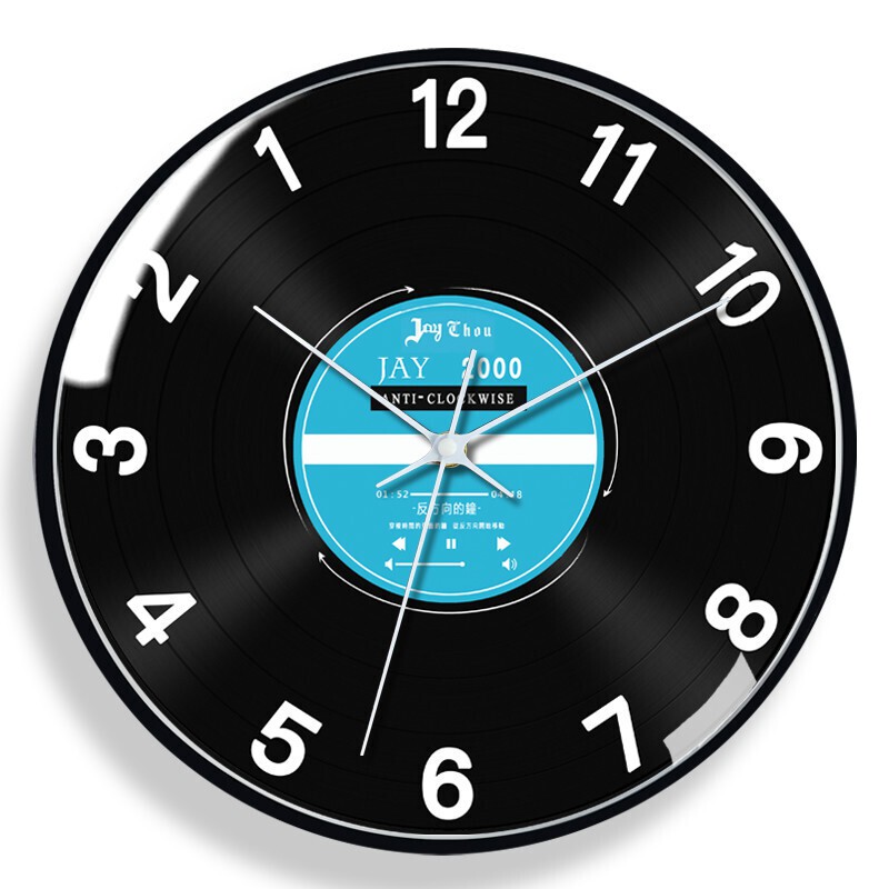 The Clock in the opposite Direction Jay Chou Nostalgic Wall Clock in ...