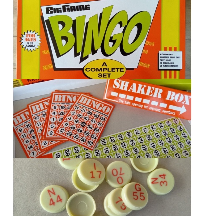 Bingo Game 30 แผ่น เกมส์บิงโก เกมกระดานเพื่อความสนุกสนานในครอบครัว และ ...