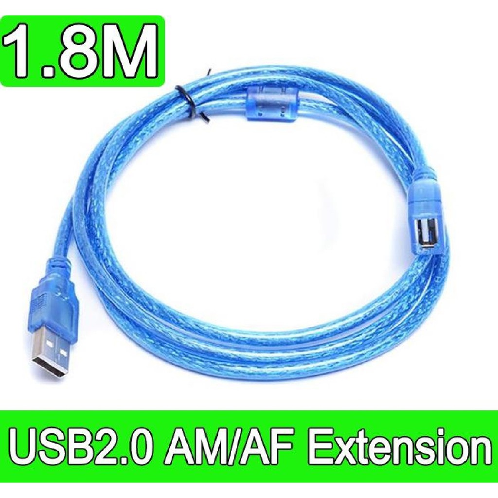 สายต่อยาว USB2.0 1.8M | Shopee Thailand