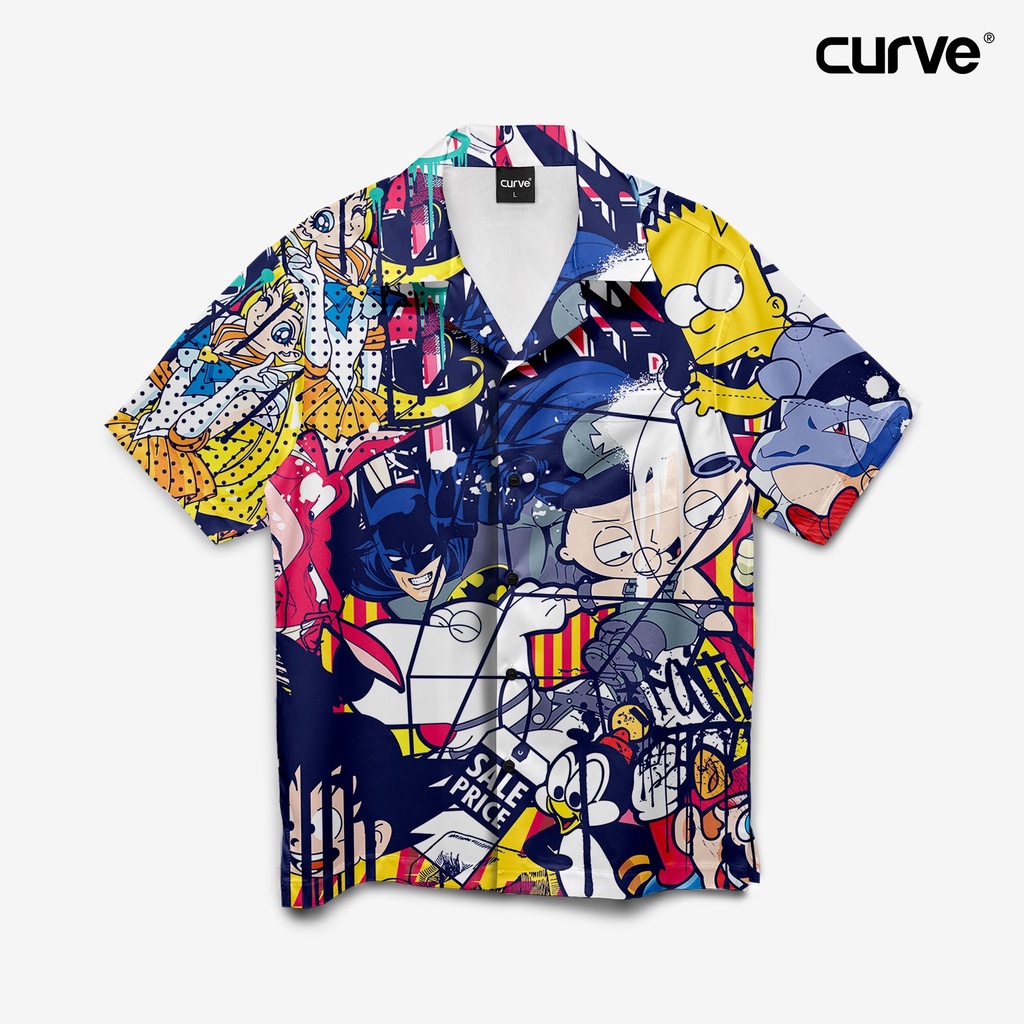 Curve SET 54 เสื้อฮาวายลายสตรีทเท่ห์ๆ | Shopee Thailand