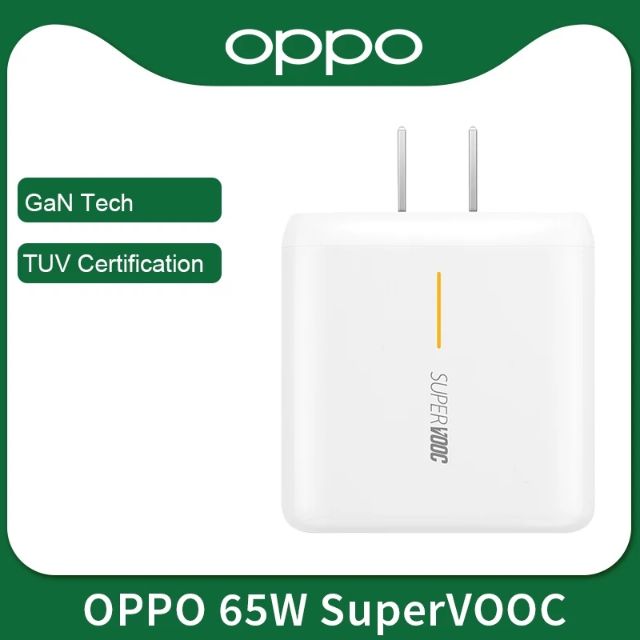 แท้100% หัวชาร์จแท้realme OPPO 65W SuperVOOC Charger Power Adapter For oppo Find X2 Pro Reno 3 ...
