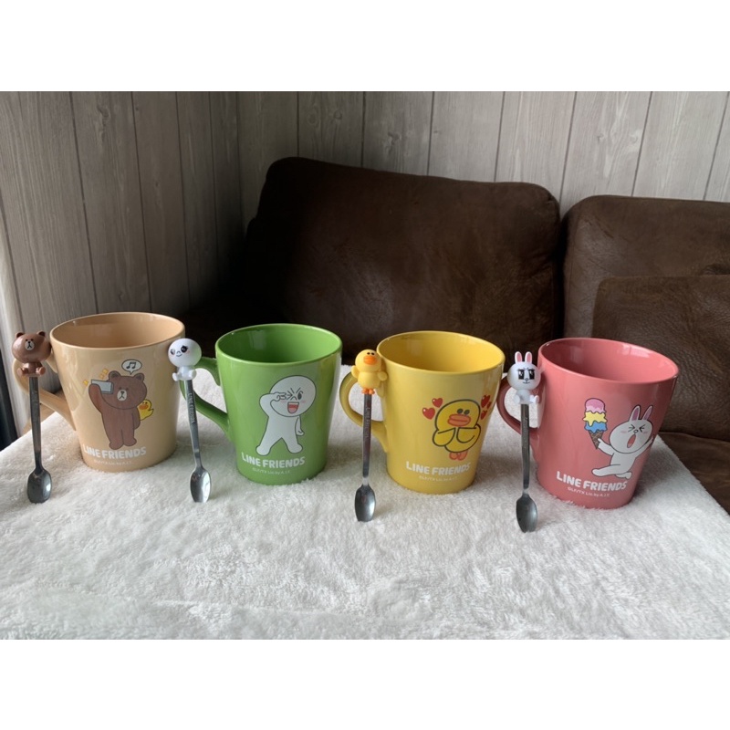 ส่งฟรีไม่ใช้โค้ด [ของใหม่ แกะกล่อง] แก้วมัค LINE Friends (LINE Friends ...