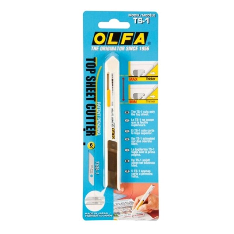 OLFA TS 1 มีดคัตเตอร์ OLFA รุ่น TS-1 ผลิตและนำเข้าจากประเทศญี่ปุ่น 🇯🇵 | Shopee Thailand