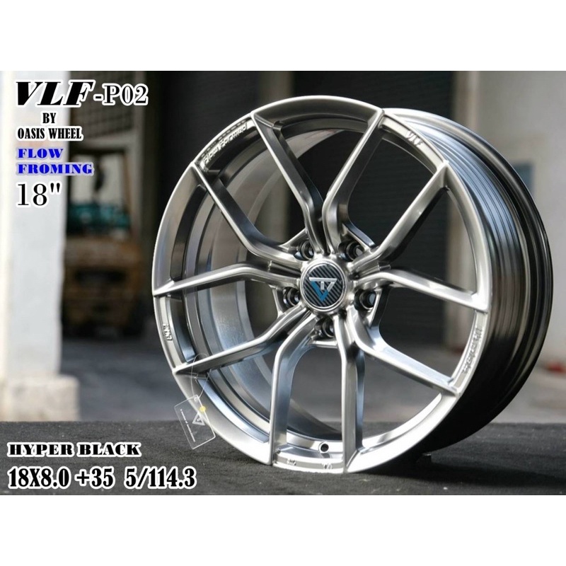 ล้อ VLF ขอบ18 5รู114 ล้อเบา Flow forming. สปอร์ตเท่ห์ เหนือกว่า | Shopee Thailand
