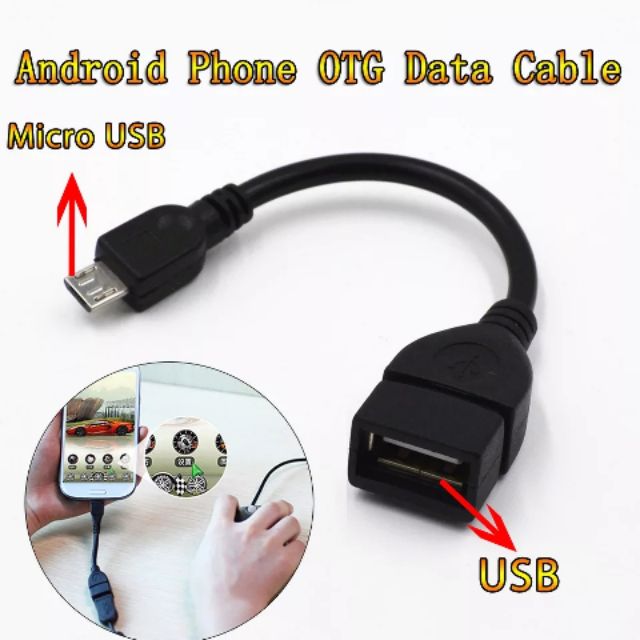 สาย USB Micro OTG ข้อมูล Micro USB อะแดปเตอร์ชายหญิงสำหรับ Samsung HTC ...