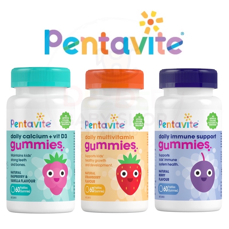 🌟พร้อมส่ง🌟 วิตามินชนิดกัมมี่สำหรับเด็ก Pentavite Daily Gummies | Shopee ...