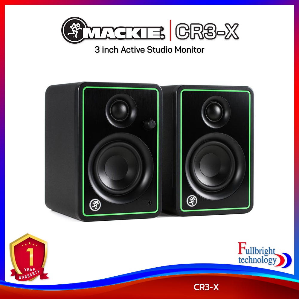 Mackie CR3-X 3" Active Studio Monitor (Pair) ลำโพง Multimedia รับประกันศูนย์ไทย 1 ปี | Shopee ...