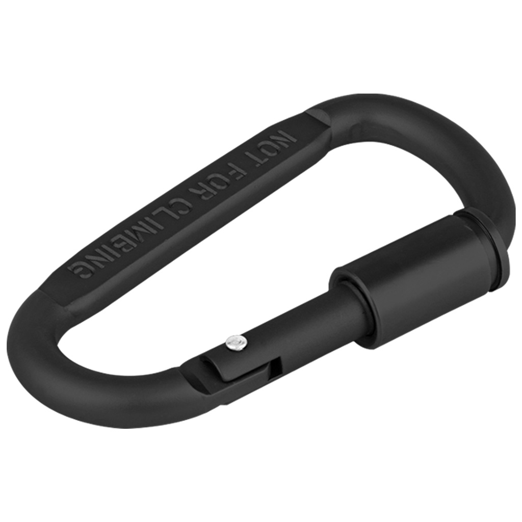 แพ็ค 6 ชิ้น Carabiner D Ring สำหรับแขวนของ หรือยึดดึง อุปกรณ์สำหรับตั้งแคมป์ ห้อยเปล คาราบิเนอร ...