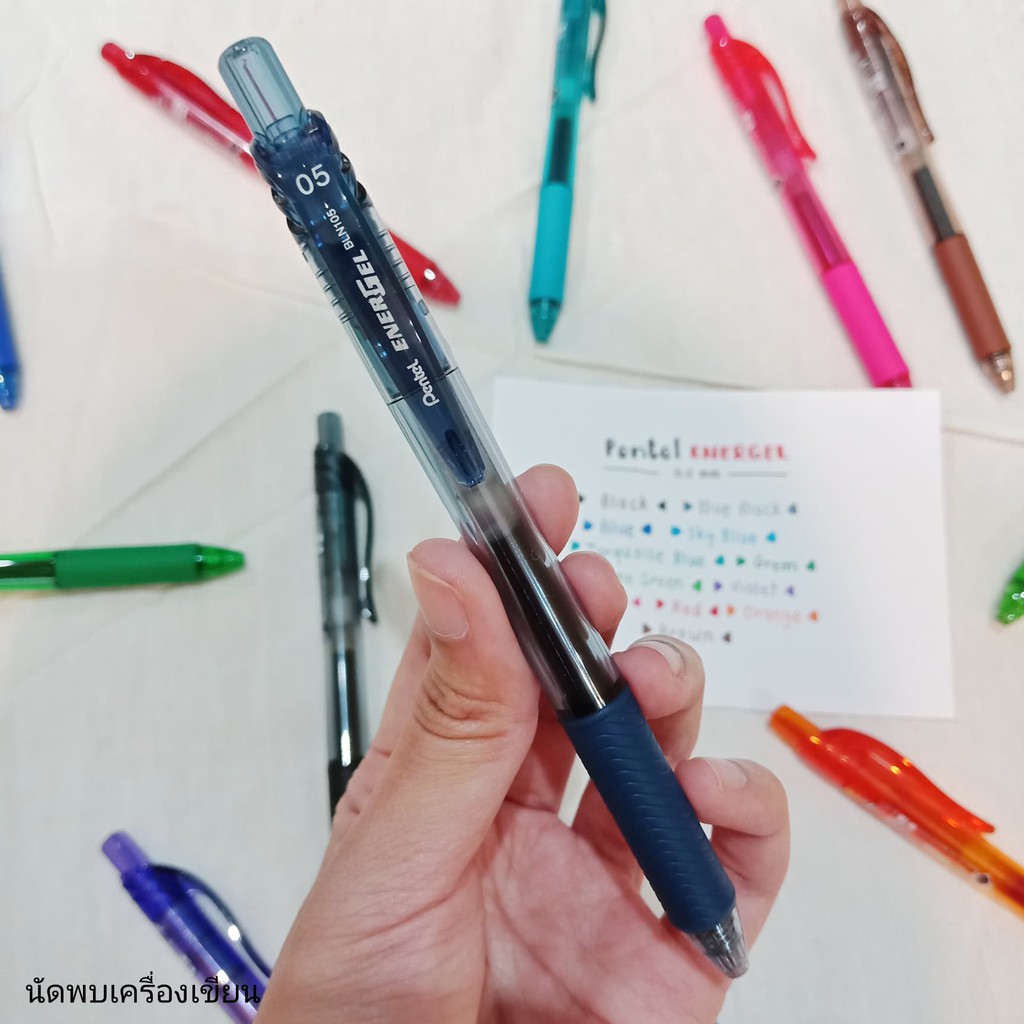 ปากกาเพนเทล PENTEL ENERGEL-X รุ่น BLN105 และ BLN104 | Shopee Thailand
