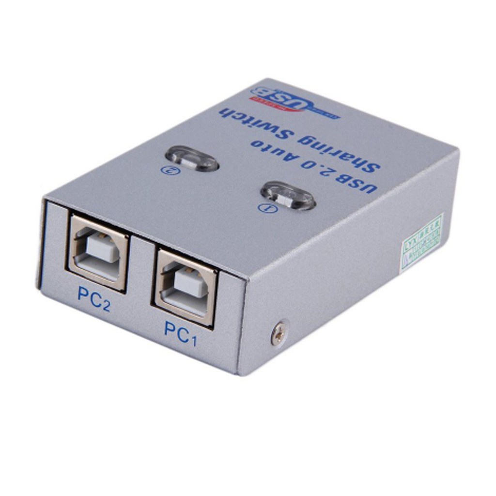 ตัวสลับเครื่องพิมพ์ Printer Switch USB 2.0 auto Sharing Switch 2 Ports ...