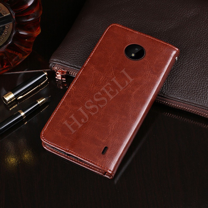 เคสสำ Nokia C10 Case PU Leather Flip Phone Case Nokia C20 C 10 20 เคส ...