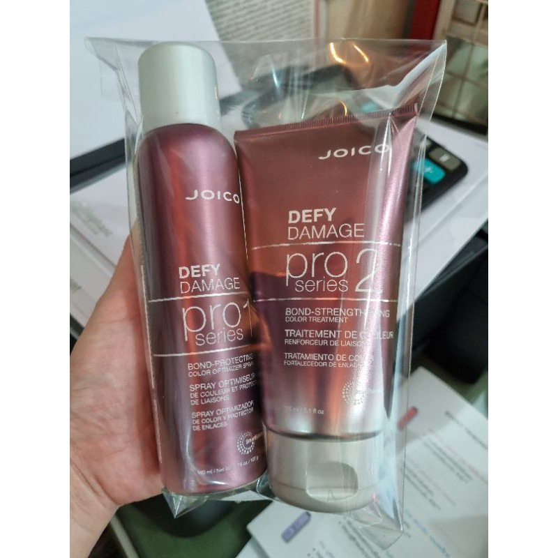 Joico defy damage Pro series 1 + 2 bond strengthening optimizer spray ...