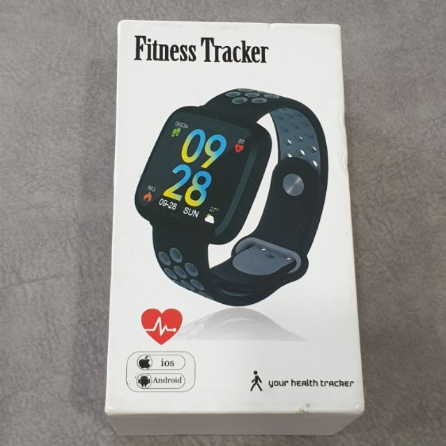 นาฬิกาออกกำลังกาย Finess Tracker นาฬิกาจับก้าว วัดCalories Smart watch ...