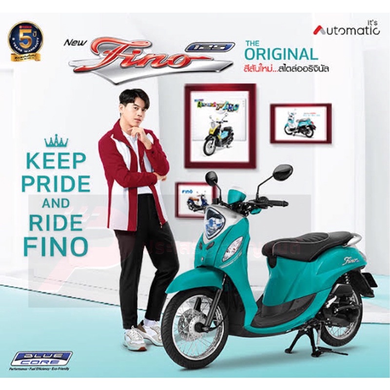 *พร้อมส่ง* Yamaha Fino125 2023 หัวฉีด ประกันเครื่อง 5ปี สีใหม่ล่าสุด ...