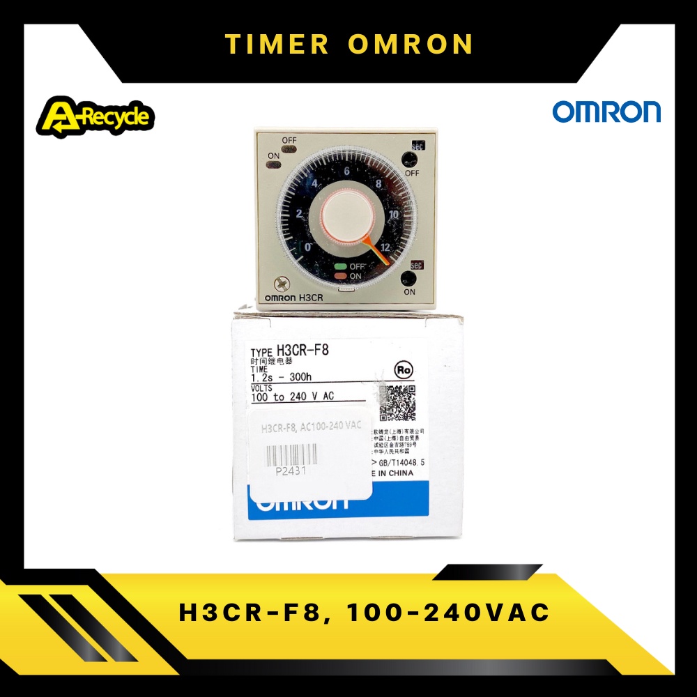 OMRON H3CR-F8 TIMER , 100-240VAC | Shopee Thailand
