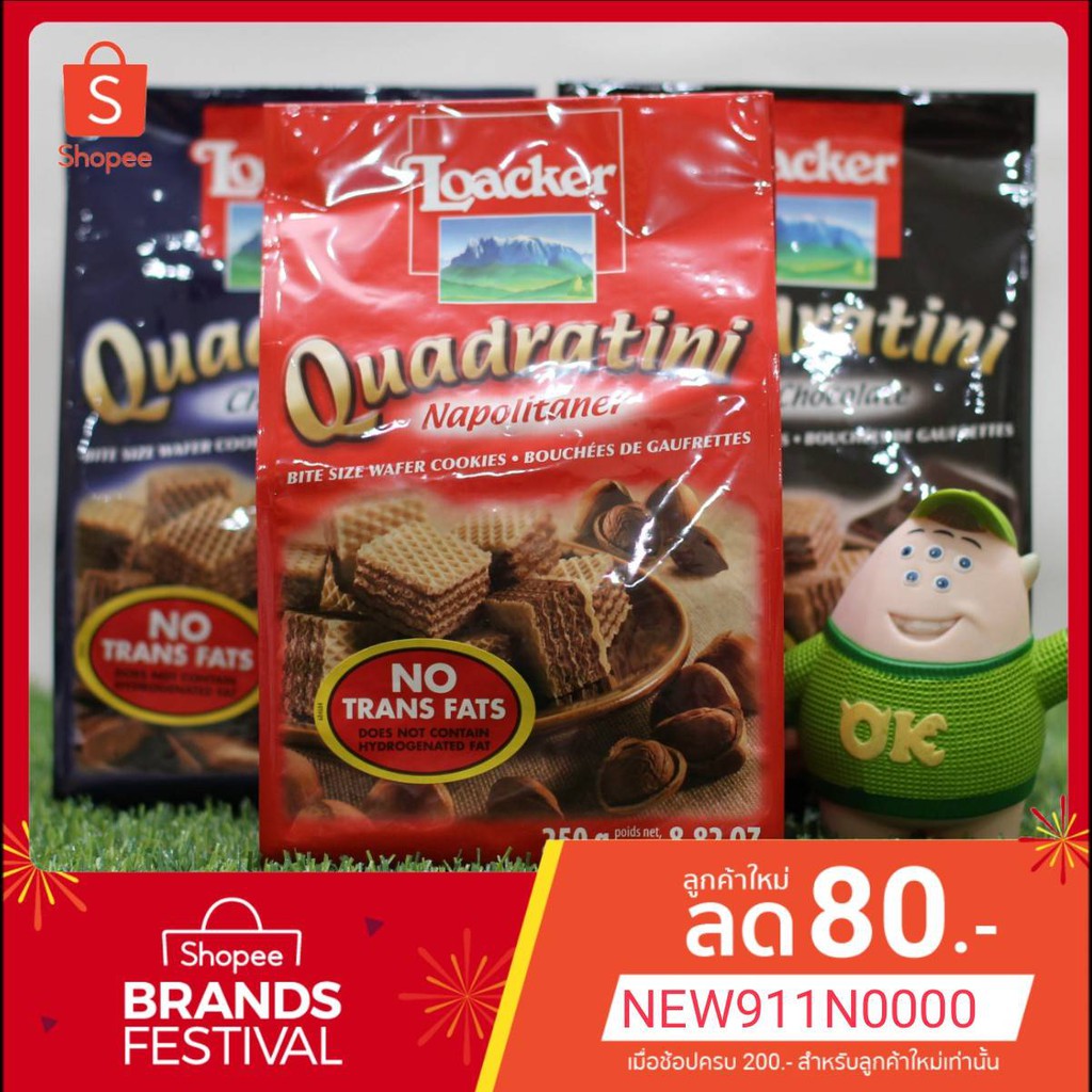 Loacker 200g-250 g เวเฟอร์ ล๊อคเกอร์ EXP 12/23----2/24 | Shopee Thailand