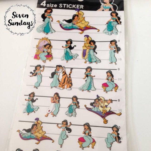 Disney Stickers - Jasmin Princess | Shopee Thailand