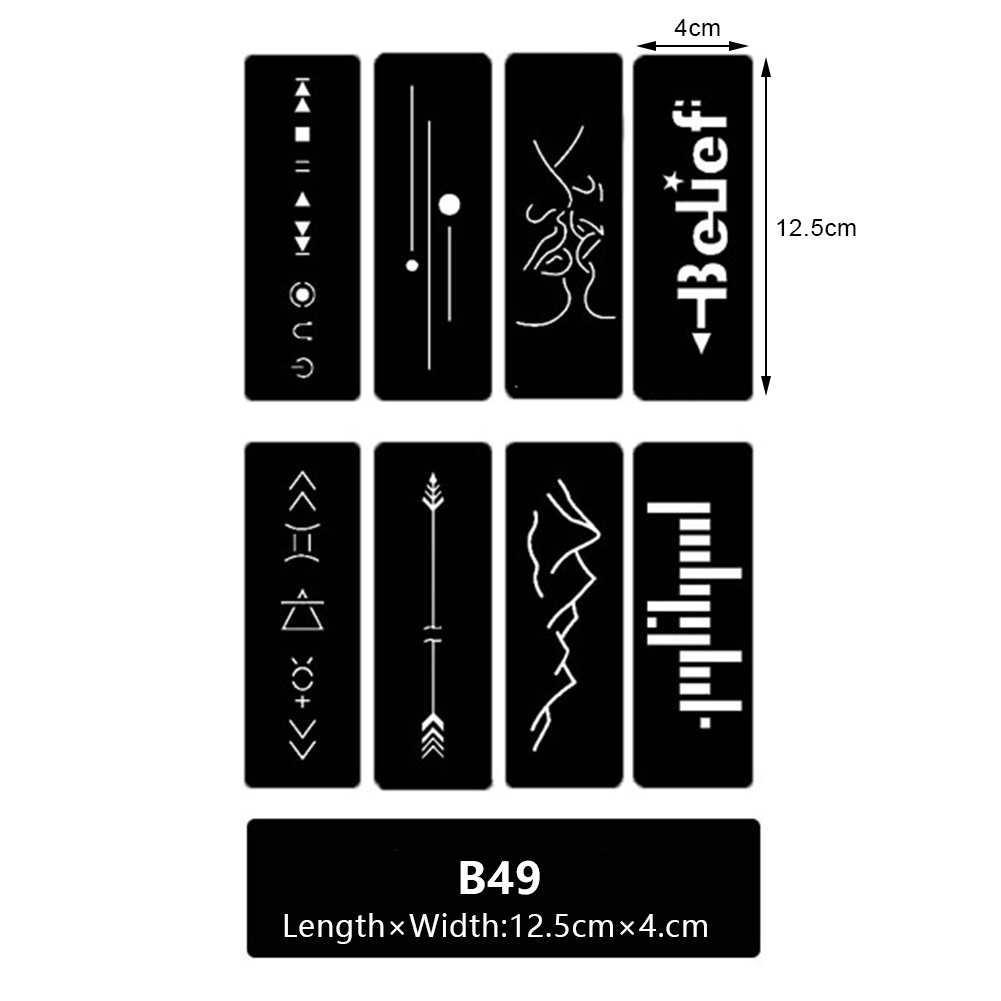 Showmestyle ครีมสักเฮนน่า แบบกลวง 10 มล. อุปกรณ์เสริม สําหรับสัก L3M4 ...