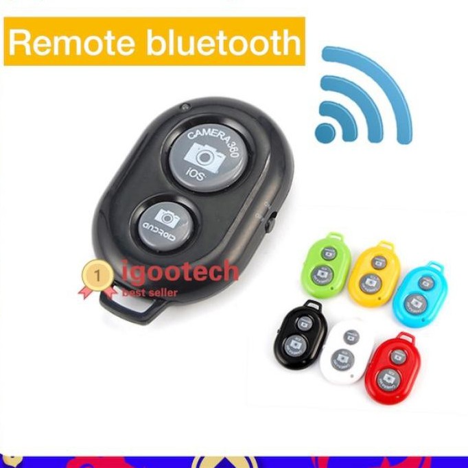 igootech remote bluetooth shutter รีโมทบลูทูธชัตเตอร์ สำหรับ IOS Android Smartphone Tablet ...