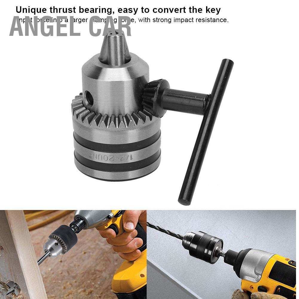 3.0-16MM 1/2-20UNF Drill Chuck Adapter Kit Key Type Drill Chuck with ...