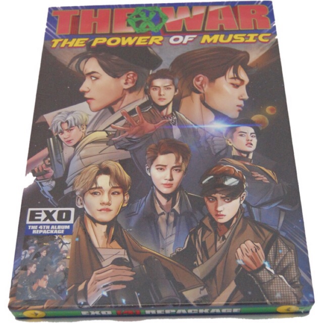 CD EXO 4th Repackage Album The War - THE POWER OF MUSIC (Chinese Ver.) (แกะพลาสติกห่อ,การ์ดชานยอ ...