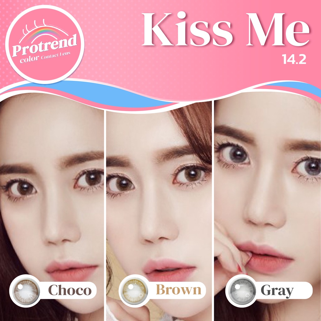 protrendcolor : คอนแทคเลนส์ รุ่น Kiss Me | Shopee Thailand