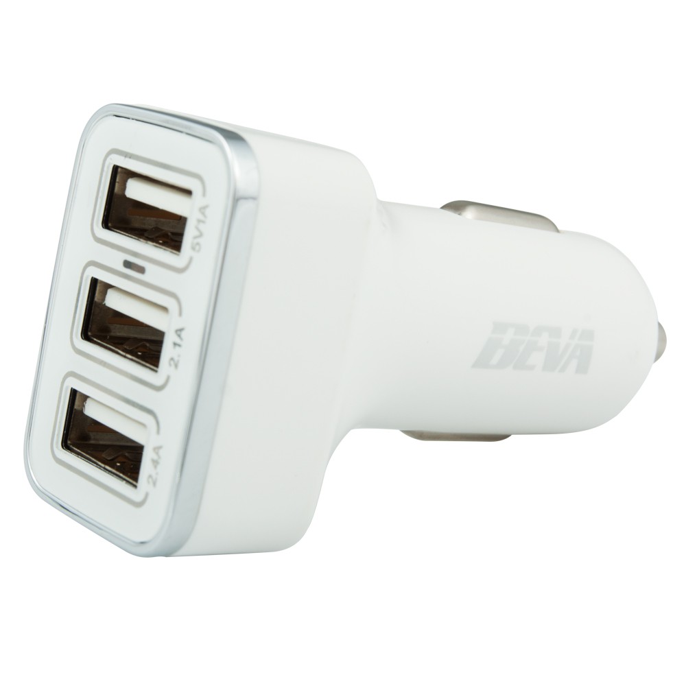 อุปกรณ์ชาร์จมือถือในรถ CAR CHARGER BEVA C063 WHITE USB FAST CHARGEER ...