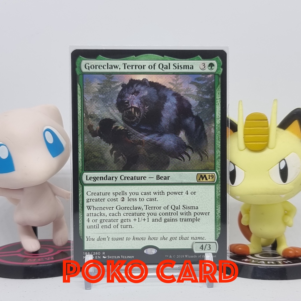 Goreclaw, Terror of Qal Sisma การ์ด Magic The Gathering ของแท้ จากชุด ...