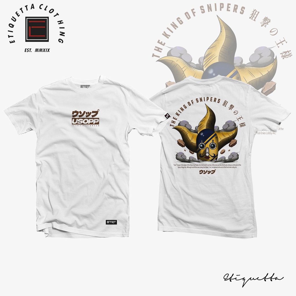 เสื้ออะนิเมะ - ETQT - วันพีซ - Sogeking a^