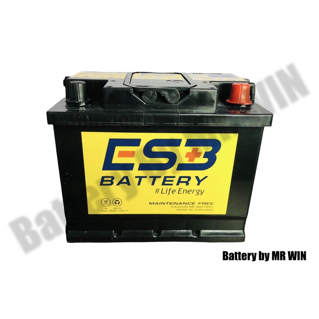 แบตเตอรี่รถยนต์ By Mr.WIN * ESB LN2 L (DIN65) 65แอมป์ Din65 แบตกึ่งแห้ง ขั้วจม/L ใส่MG3 MG5 มินิ ...