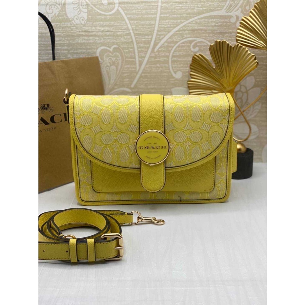 COACH C8307 LONNIE CROSSBODY IN SIGNATURE JACQUARD | Shopee Thailand