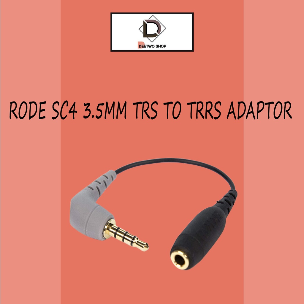 RODE SC4 3.5MM TRS TO TRRS ADAPTOR ของแท้ | Shopee Thailand