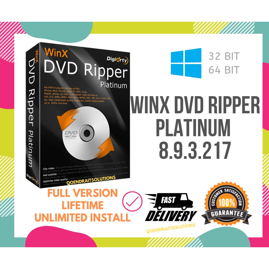 [SCS] WinX DVD Ripper Platinum 8.9.3.217 | Lifetime | Full Version ...