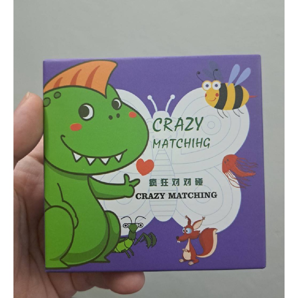 การ์ดเกมหรรษา แบบจับคู่มหาสนุก Crazy matching flash card game | Shopee ...