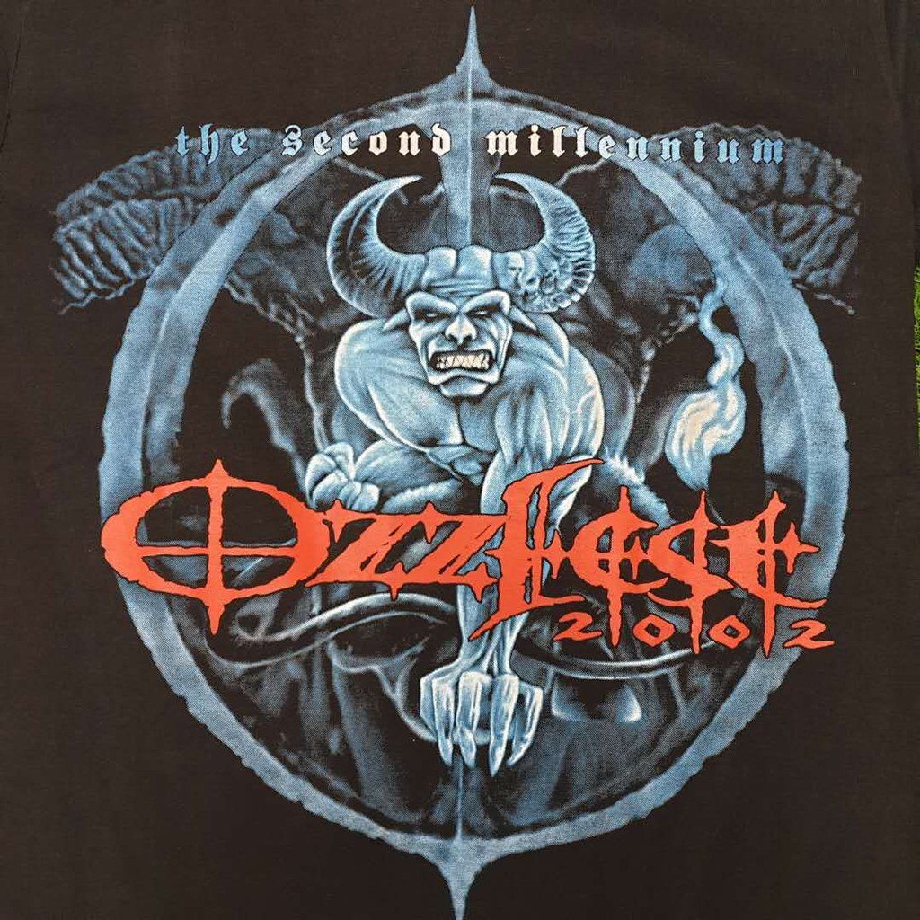 Ozzfest 2002 เสื้อยืดลําลอง แขนสั้น พิมพ์ลาย The Second Millennium ...