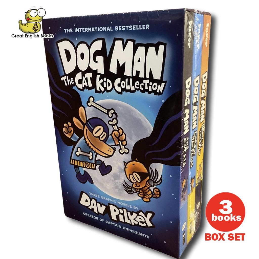 พร้อมส่ง *ลิขสิทธิ์แท้ กระดาษมัน * DOG MAN: THE CAT KID COLLECTION ...