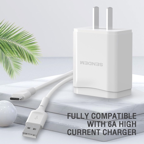 ชุดชาร์จ Sendem SDM-C17 6A ชาร์จเร็ว 45w Super fast charger USB ประกัน ...