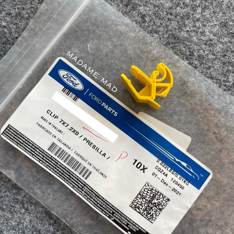 แท้ศูนย์ 💯% กิ๊บล็อคขาค้ำฝากระโปรงหน้า Mazda BT50 PRO, Ford Ranger T6 ...