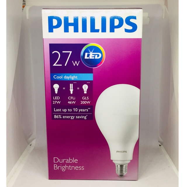 PHILIPS หลอด LED 27W ขั้ว E7 | Shopee Thailand